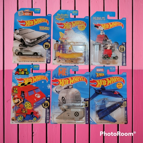 Mattel/Hot Wheels | Toys | Hot Wheels Screen Time Set Of 6 | Poshmark